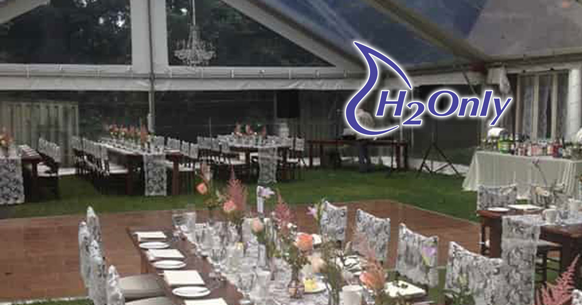 Short-term bottled water set-ups for your special events